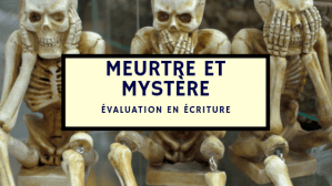 Écriture d’un meurtre et mystère | La Bibliomaniaque